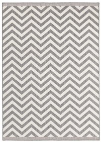 NORTHRUGS - Hanse Home koberce Kusový koberec Twin Supreme 103432 Palma grey creme – na ven i na doma - 120x170 cm