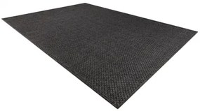 koberec TIMO 0000 SISAL venkovní černý velikost 140x190 cm | krásné koberce cz