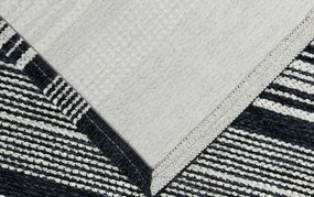 Oriental Weavers, PRO ZVÍŘATA: Pratelný Laos 125/999X, 55x85, černobílá, chodba / předsíň