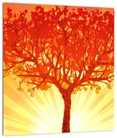 Obraz - Strom v záři slunce (30x30 cm)