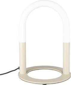 Béžová kovová LED stmívatelná stolní lampa (výška 36 cm) Arch – Zuiver