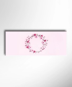 Malvis ® Obraz Růžová tématika květin ROZMĚR (šířka x výška): čtyřdílný čtverec 80x80 cm
