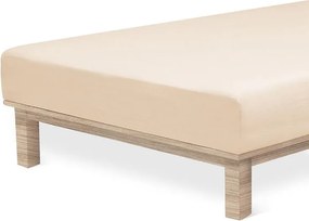 Napínací prostěradlo jersey s elastanem kávové
