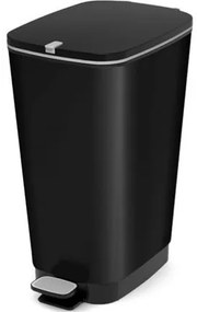 Nášlapný odpadkový koš KETER CHIC BIN 50 l, černý
