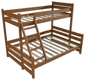 Vomaks Patrová postel s rozšířeným spodním lůžkem PPS 004 Rozměr: 90/120 x 200 cm, Barva: barva šedá