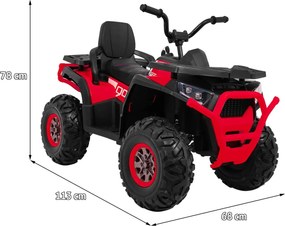 Ramiz Čtyřkolka ATV Desert červená