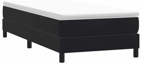 Postel Box Spring bez matrace černá 100x210 cm samet 3315815
