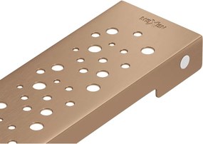 Mexen Flat M12 kryt pro liniový odtok 90 cm, kartáčovaná měď - 1C21090