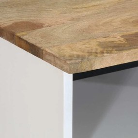 Tv Skříňka 100X33,5X46 Cm Masivní Mangovníkové Dřevo