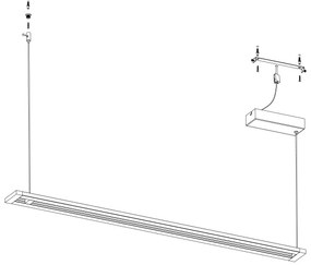 Eglo 98492 - LED Lustr na lanku AMONTILLADO LED/27W/230V