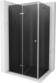 Mexen Lima sprchový kout 100x80cm, 6mm sklo, chromový profil-šedé sklo, 856-100-080-01-40