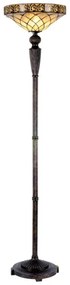 Stojací lampa Tiffany- 	Ø 41*179 cm 1x E27 / max – 41x179 cm