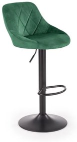 Halmar Barová židle H101 - tmavě zelená