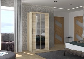 ADRK Furniture Posuvná skříň se zrcadlem DRAGONIS 100 SW-DRA-S-100+A627