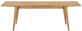 House Nordic Rozkládací jídelní stůl DARWIN světlý 180-230x90 cm