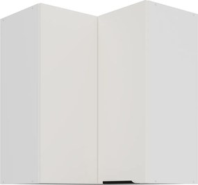 ARIA wh | horní kuchyňská skříňka 60x60 GN-72 2F (90°) rohová s policemi | 60x60 cm | bílá