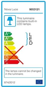 Moderní nástěnné svítidlo Mondrian 42 bílé