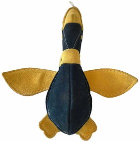 PafDog Kachna Doris hračka pro psy z kůže a juty, 30 cm