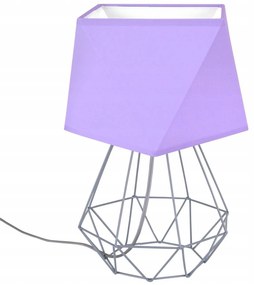Stolní lampa Diamond 1, 1x textilní stínítko (výběr ze 12 barev), (výběr ze 3 barev konstrukce)