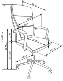Kancelářská židle FANU bílá