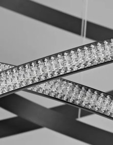 LED lustr Nager 78 černé
