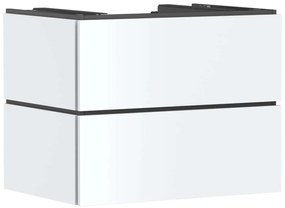 Hansgrohe Xilesa E - Umyvadlová skříňka, 62x78x55 cm, 2 zásuvky, matná bílá 54300700