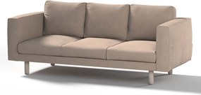 Potah na pohovku IKEA Norsborg 3-místná barva béžová látka pletený vzor