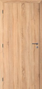 Solodoor Protipožární dveře 90 L, 920 × 1970 mm, fólie, levé, dub Mystic, plné