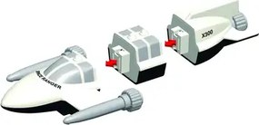 MALBLO Magnetická stavebnice Vesmírná vozidla / Magnetické dílky / Hra