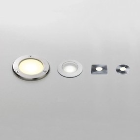 AST 1201005 Zemní svítidlo Terra Round 28 LED 1W 3000K kartáč. ocel - ASTRO Lighting