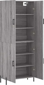 Skříň highboard šedá sonoma 69,5 x 34 x 180 cm kompozitní dřevo 3195689