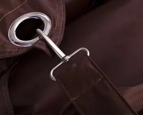 Omni Bag Sedací pytel s popruhy Chocolate 191x141