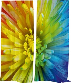 IMPAR Závěsy Duhový květ (Rozměr : 140x250, Materiál: Interlock)