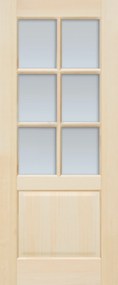 Posuvné Interiérové dveře Radex dřevěné TURYN 6S Šířka dveří: 70 cm