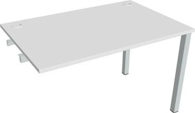 Hobis Kancelářský stůl řetězící Hobis US 1200R, deskaakát, bílá RAL 9016