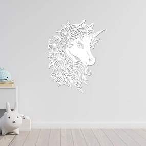 dřevo života Dřevěná dekorace UNICORN Zvolte barvu dekoru: Bílá, Rozměry šxv (cm): 20x26
