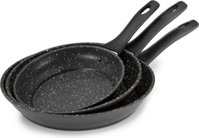 XXXLutz SADA PÁNVÍ nepřilnavý povrch PTFE 3dílné 20/24/28 cm BRATMAXX - Online Only vaření - 005247062601