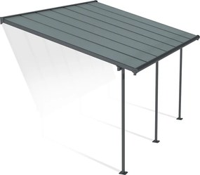 Palram Capri 4200 antracit 3 x 4,25 hliníková (montovaná) pergola