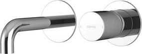 Sapho Ultratap - Umyvadlová baterie pod omítku, 2-otvorová instalace, s tělesem, chrom UT118T