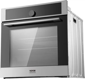 Jednostěnná trouba 61 cm elektrická vestavěná nástěnná trouba 16 funkcí 75,9 l