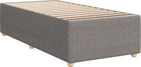 Box spring postel s matrací taupe 80x200 cm textil 3285529