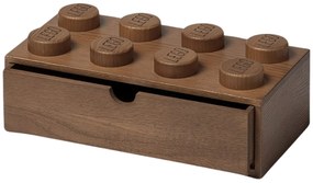Lego® Tmavý dubový úložný box LEGO® Wood 32 x 15 cm