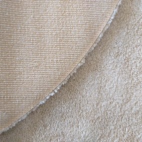 Kulatý koberec v béžové barvě 133X133