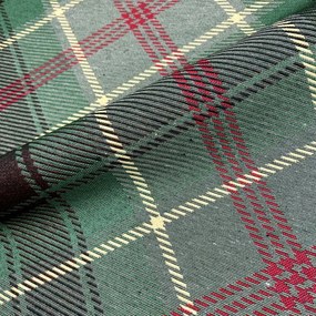Ervi Gobelínový ubrus na stůl obdélníkový - Tradiční zelený tartan