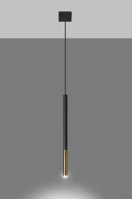 Lustr SOLLUX Mozaica 1 G9 1x40W bez zdroje SL.0891 černá/zlato