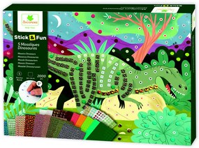 Stick & Fun mozaika - Dinosauři