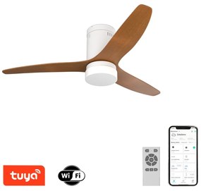 Stropní ventilátor s osvětlením smart TUYA VENTO - 07142-W - Immax