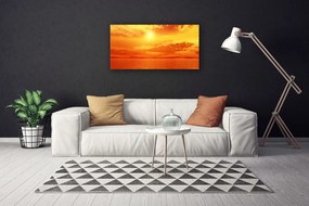 Obraz na plátně Slunce Moře Krajina 120x60 cm