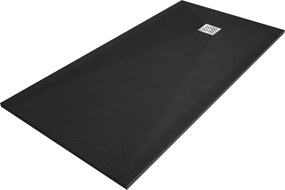 Mexen Stone+ obdélníková kompozitní sprchová vanička 200 x 90 cm, černá - 44709020