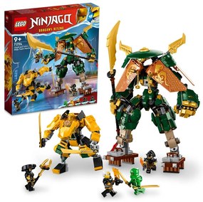 Lego stavebnice lego ninjago 71794 lloyd, arin a jejich tým nindža robotů